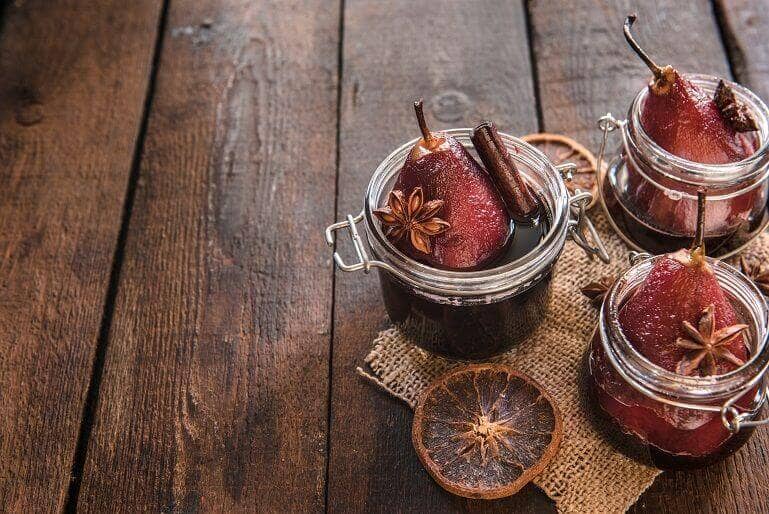 Taylor's Port Poached Pears | Recipes | ["[\"The thirsty kitchen\"]"]\"]"]