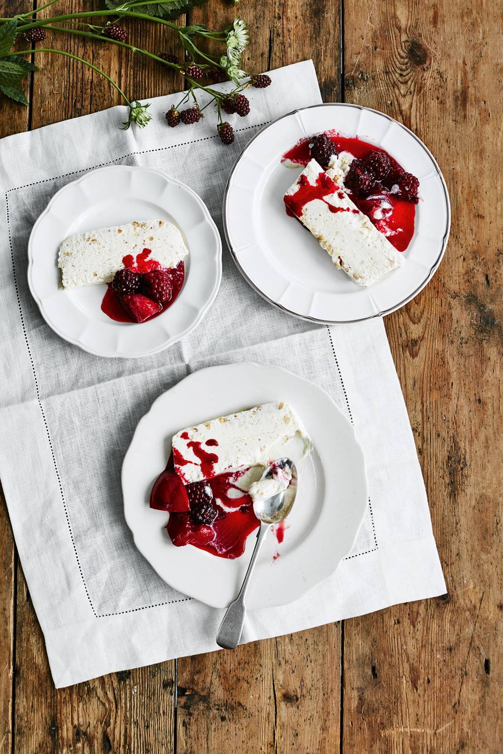 Blackcurrant, Blueberry And Raspberry Frozen Parfait | Recipes ...